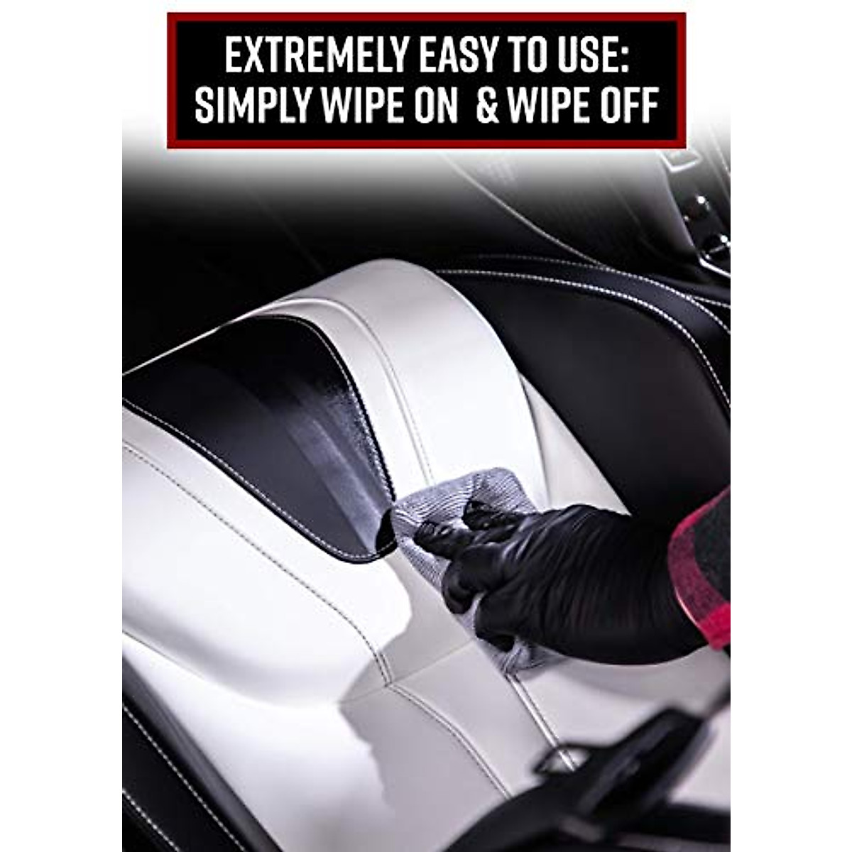 Adam's UV Leather & Vinyl Interior Ceramic Coating - Ceramic Nano Glass Coating for Hard Interior Surfaces | Ultimate Protection for Your Leather, Vinyl, Plastics, Dashboard, More (UV Complete Kit)