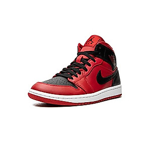 Jordan Mens 1 Mid 554724 660 Reverse Bred - Size 13