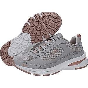 Ryka Womens Brave Leather Trim Athletic and Training Shoes Taupe 11 Medium (B,M)