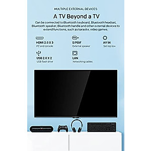 Skyworth S6G Pro 50-inch 4K UHD LCD Smart TV, Android TV with Google Assistant and Chromecast Built-in, Alex Compatibility
