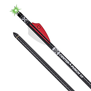 TenPoint 16-Inch EVO-X Alpha-Blaze Lighted Carbon Crossbow Arrows (3-Pack)