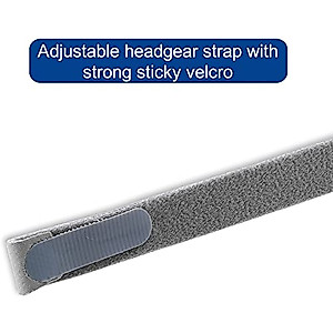 2 Pieces Headgear Strap Replacement for Full Face 4-Point ResMed Nasal F20 N10 Fit, Adjustable Home Ventilator Mask Headband for Adults(Headband Only)