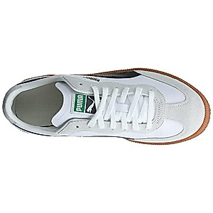 PUMA mens Super Liga Og Sneaker, Puma White-puma Black-puma Team Gold, 13 US