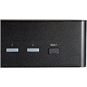 StarTech.com 2 Port Dual Monitor HDMI KVM Switch - 4K 60Hz Ultra HD HDR - Desktop 4K HDMI 2.0 KVM Switch with 2 Port USB 3.0 Hub (5Gbps) & 4X USB 2.0 HID, Audio - Hotkey Switching - TAA