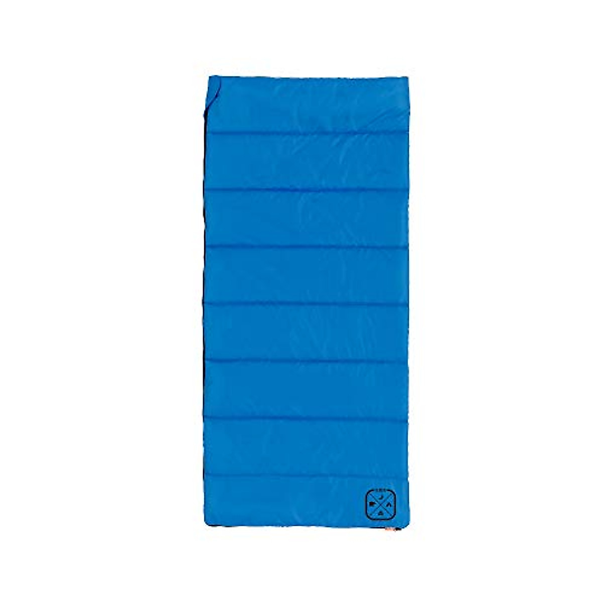 Core Youth Indoor/Outdoor Sleeping Bag - Great for Kids, Boys, Girls - Ultralight and Compact Perfect for Backpacking, Hiking, Camping, and Sleepovers (Blue)