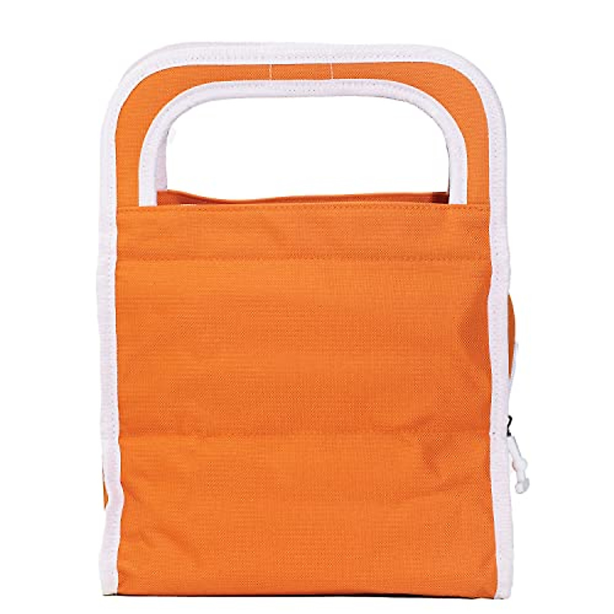 RTIC Ice Lunch Bag, Freezable For Women, Men and Kids, Reusable Durable Fabric, Food Safe BPA Free Gel, Cooler Lunch Bags for On The Go Meals, Commuters Students, 8.25” x 7.5”, Dark Orange
