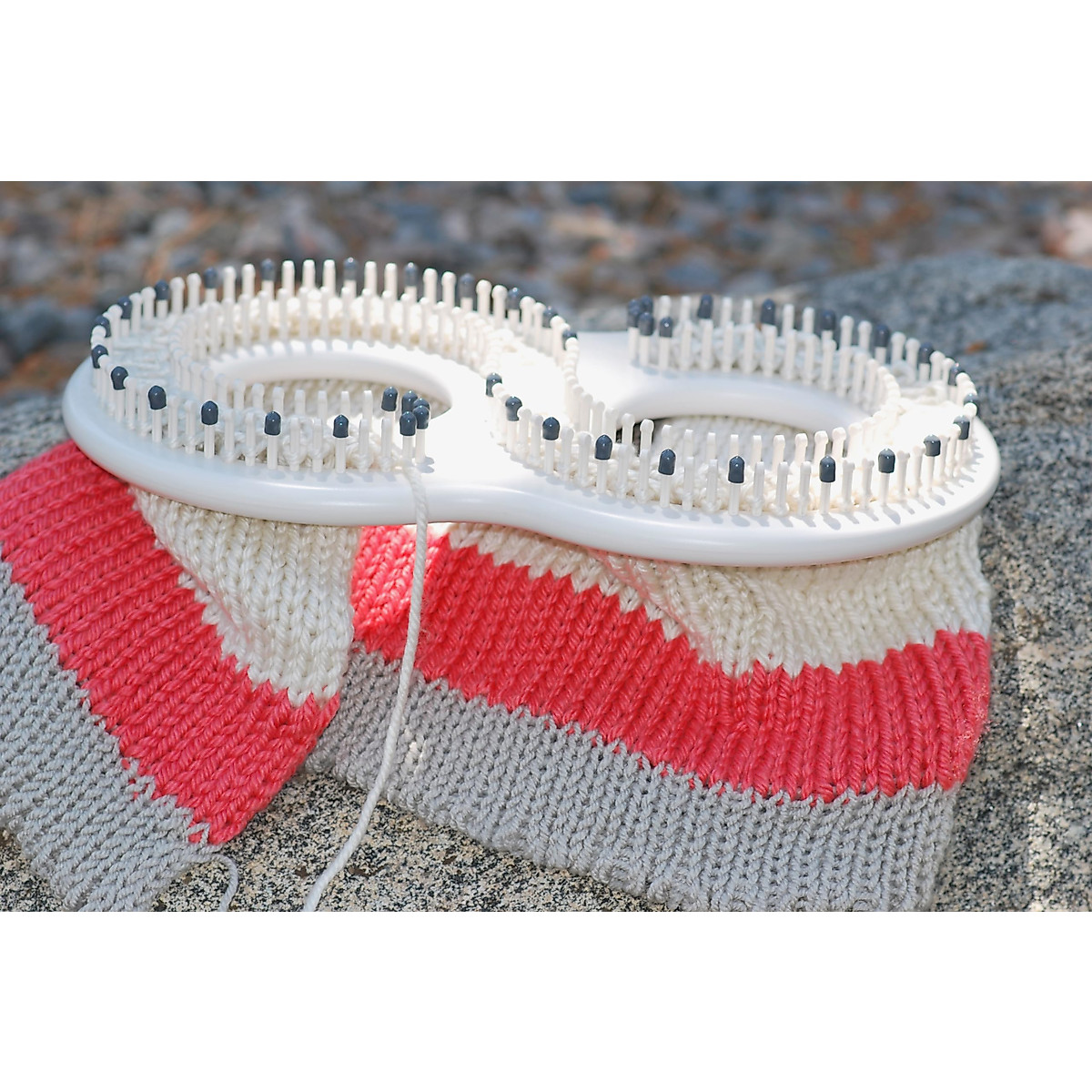 Authentic Knitting Board KB8000 Afghan knitting loom