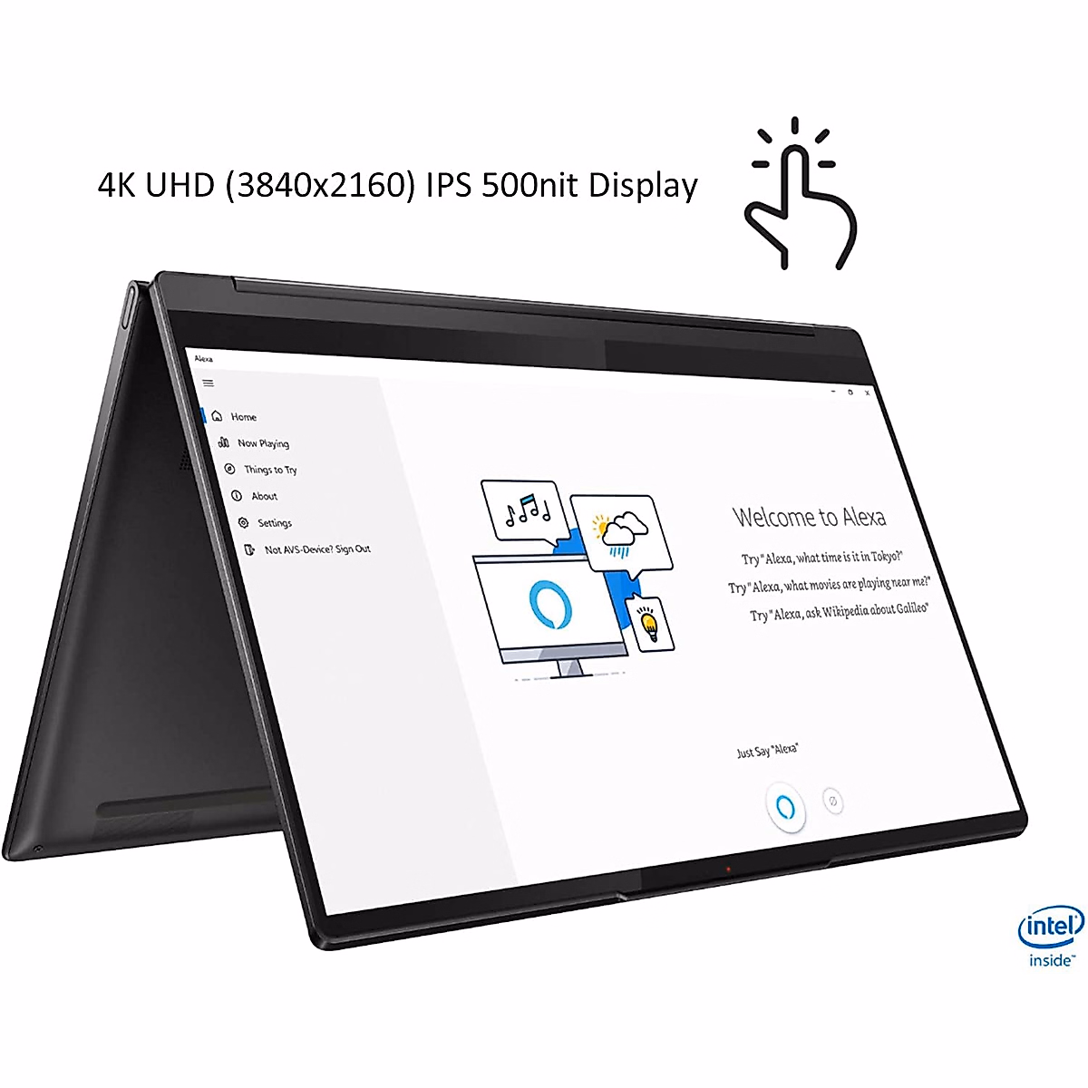 Lenovo Yoga 9i 2-in-1 Laptop, 14" 4K UHD (3840x2160) IPS 500nits HDR Touch Display, Intel Evo i7-1185G7, Intel Iris Xe Graphics, Thunderbolt 4, Fingerprint, Wi-Fi 6, Pen (16GB RAM | 1TB PCIe SSD)