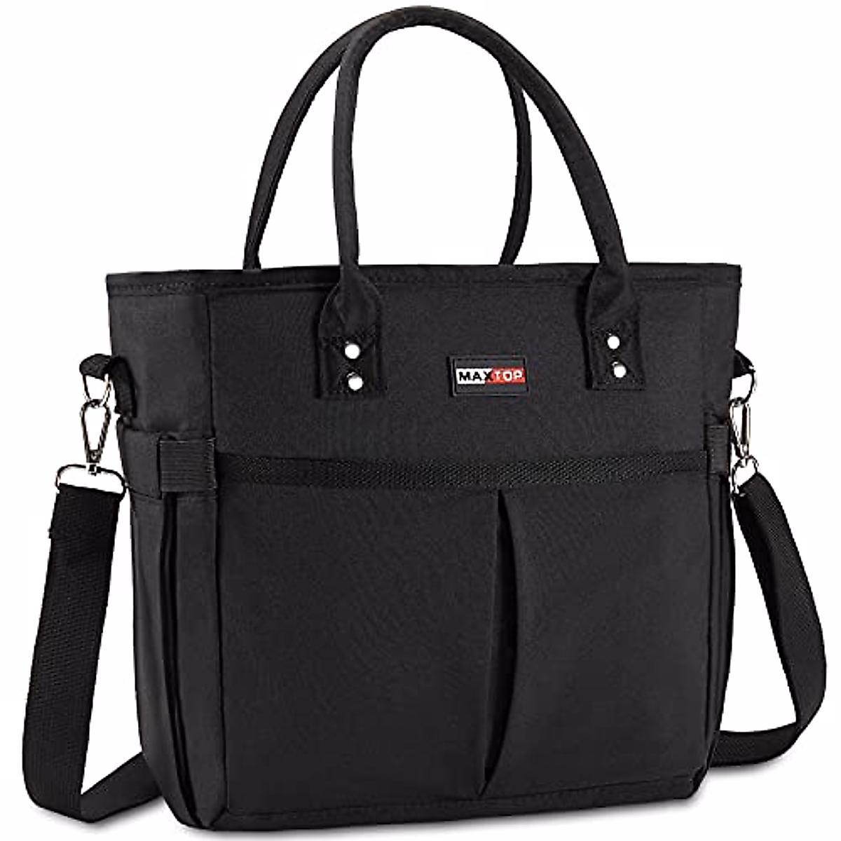 MAXTOP Lunch Bag Women,Insulated Thermal Lunch Large Tote Bag,Lunch Box for Men with Adjustable Shoulder Strap, 4-Outside Pockets for Office Work Picnic Shopping