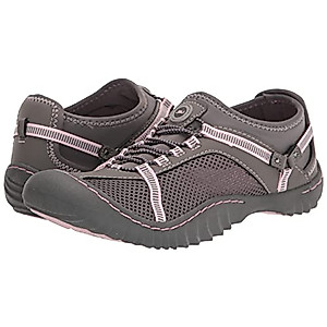 JBU by Jambu Women's Tahoe Water Ready Sneaker, Grey/Petal, 9.5