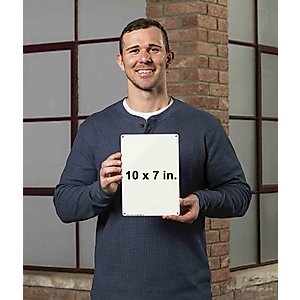 ComplianceSigns.com Do Not Block Door English + Spanish Sign, 10x7 in. Plastic for Enter/Exit