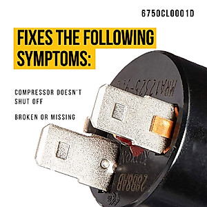 6750CL0001D Refrigerator Compressor Overload Protector - Replaces AP5331981, 2651363, AH3603394, EA3603394, PS3603394
