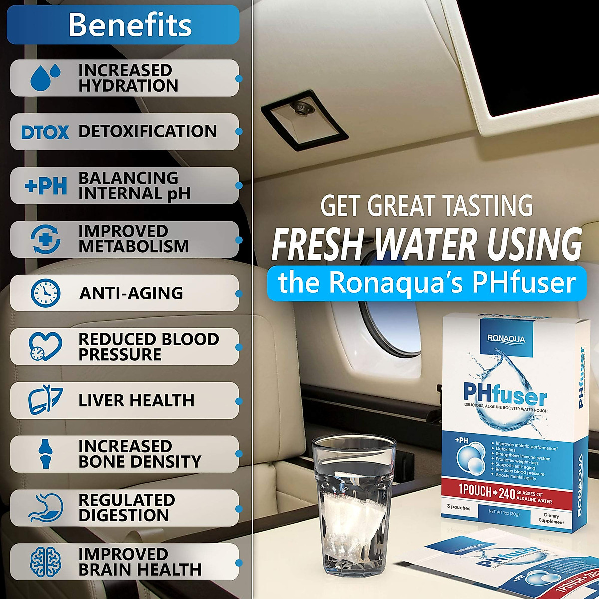 PHfuser Alkaline Water Filtration Pouch for your bottle, jar, pot, coffee/tea cup, jug, pitcher, container – Filter Purification System for Clean, Healthy, Safe, Anti-Oxidant, Anti-Aging water(3 Pack)