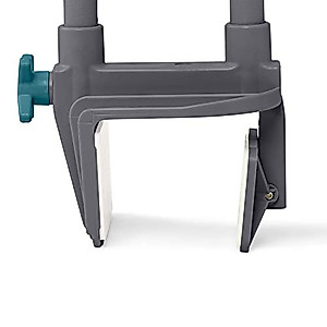 Medline Deluxe Plastic Tub Grab Bar, Microban Protection, 250lb Weight Capacity, Grey
