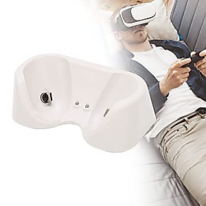 070 Magnetic Charging Station Set for Oculus Quest 2, VR Controller Charging Dock with 2 Rechargeable Batteries, VR Controller Charger Stand, Virtual Reality Accessories