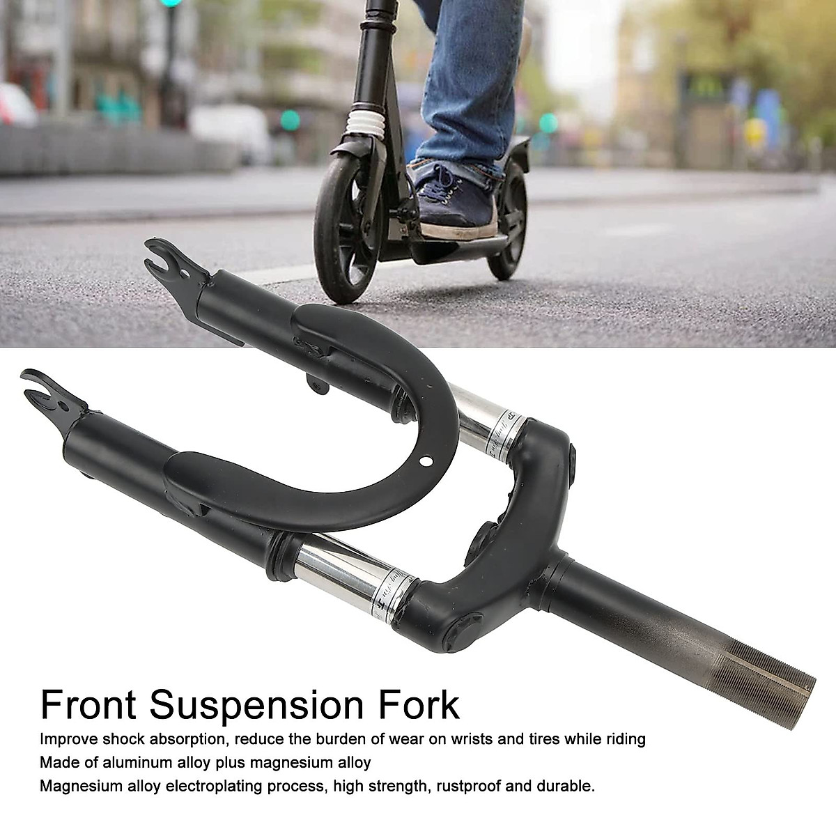 Yctze Front Suspension Fork Aluminum Alloy for Electric bike suspension forksbike suspension forks,front suspension fork aluminum alloy replaceme