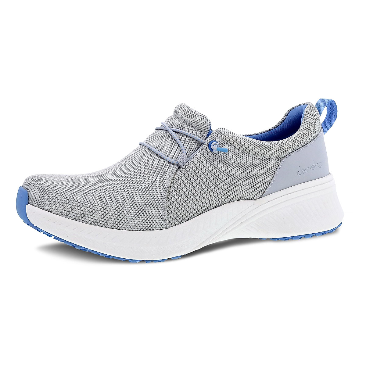 Dansko Marlee Occupational Sneaker for Women- Slip-On, Lightweight, Flexible, and Slip-Resistant with Arch Support for All-Day Comfort- Healthcare, Food Service, Salon Workers Light Grey 10.5-11 M US