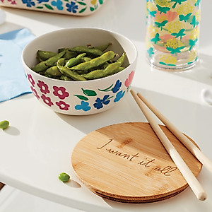 kate spade new york Floral Fields Bowl w/ Lid