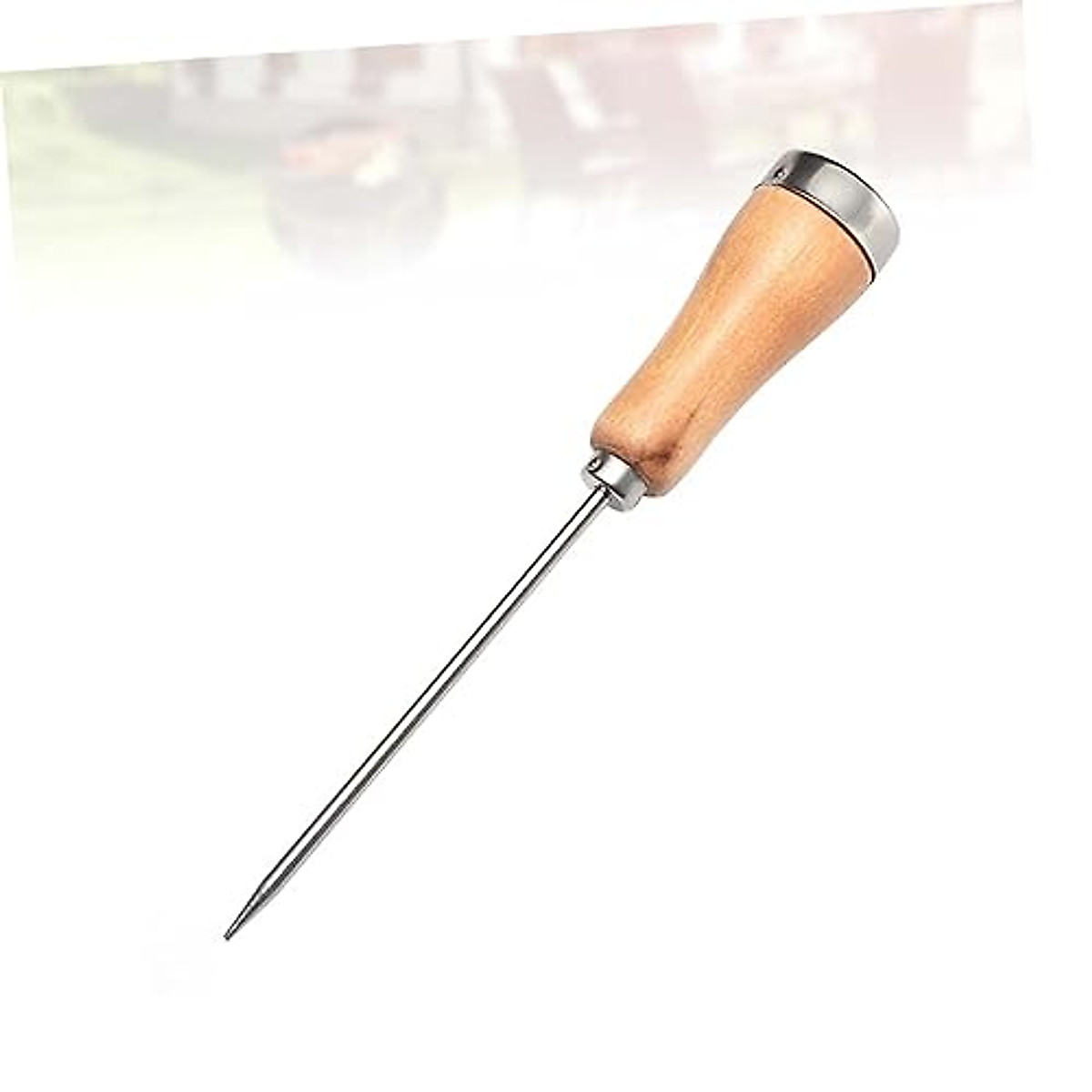 2pcs Remove ice from Refrigerator Round ice Scraper Bartender ice Remover ice Pick Stainless Steel Shovel deicing Scoops defrost Shovel deicer ice ax Tool monodent ice Cubes Bamboo