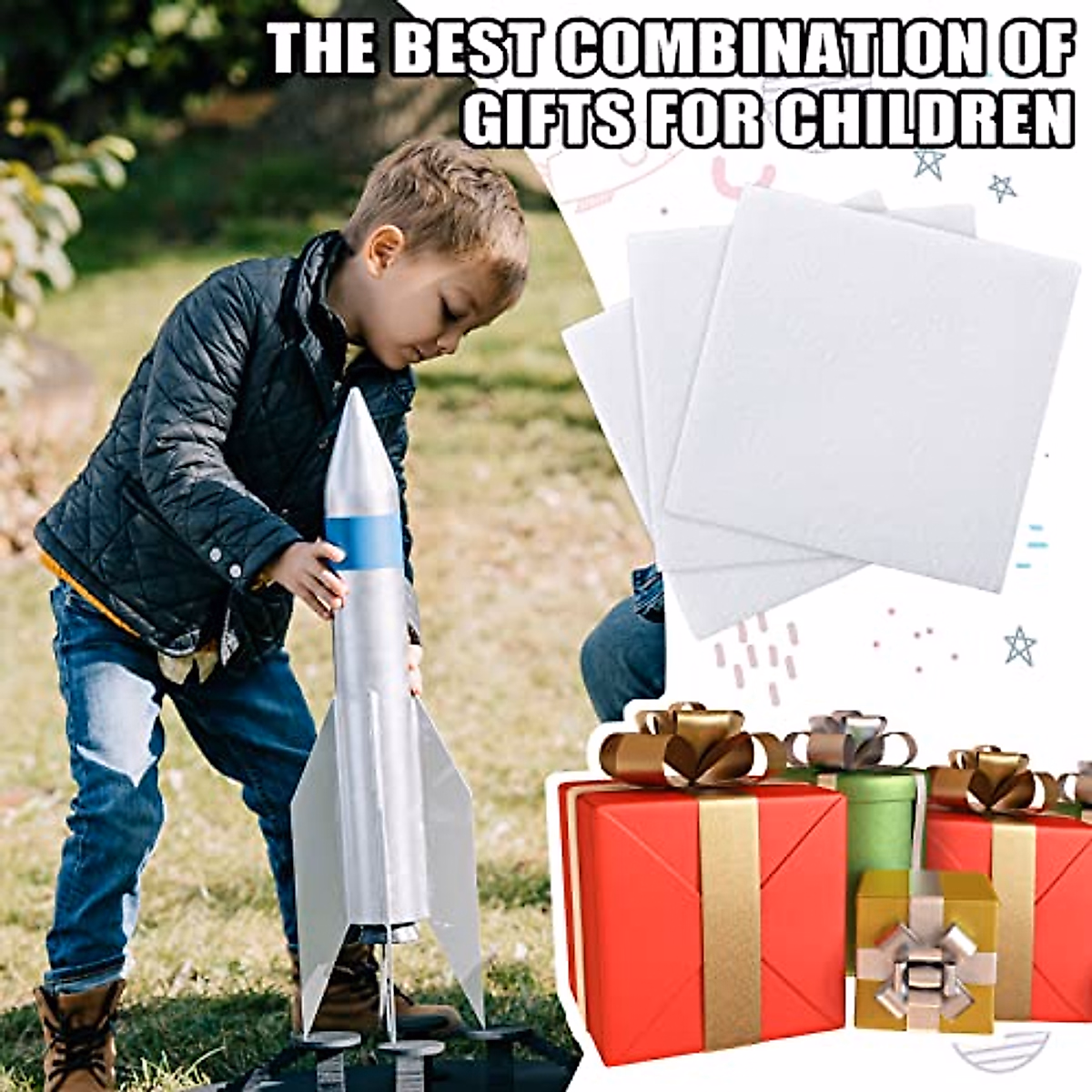 80 Pieces Recovery Wadding Aerospace Model Rocket Wadding Model Rocket Starter Kits for Rocket Engines Model Rocket Engines