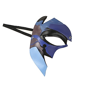LWK Dainsleif Genshin Impact Resin Cosplay Mask Game Costume Halloween Party Props, Blue