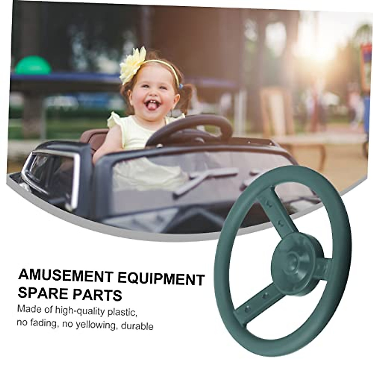 INOOMP Steering Wheel Parts Outdoor Swing Outdoor Play Toys for Kids Round Swing Playground Swing Accessories Wood Backyard Play Set Wheel Park Swing Wheel Replacement Swing Seat Toys