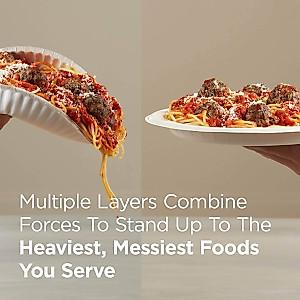 Dixie Ultra 6" Heavy-Weight Paper Plates by GP PRO (Georgia-Pacific), White, SXP6W, 1,000 Count (250 Plates Per Pack, 4 Packs Per Case)