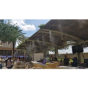 Hydrobreeze Pre-Assembled Misting System 48 Feet 1/4 in Beige Tubing - 12 Nozzles