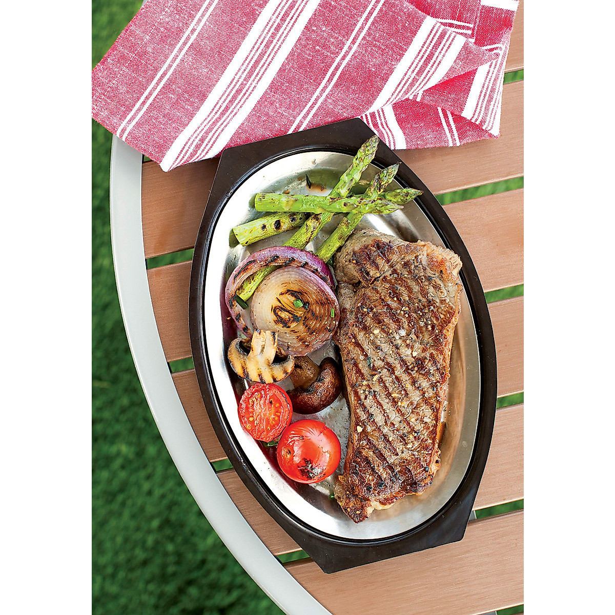Nordic Ware Steak 'n Fajita Platter Server
