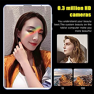 Uklsqma Tablet Laptop, HD Tablet WiFi Bluetooth Voice Call Game for Android Tablet, 7inch IPS Display Screen,WiFi,1GB RAM+16GB ROM,4000mah,Android 6.0 System