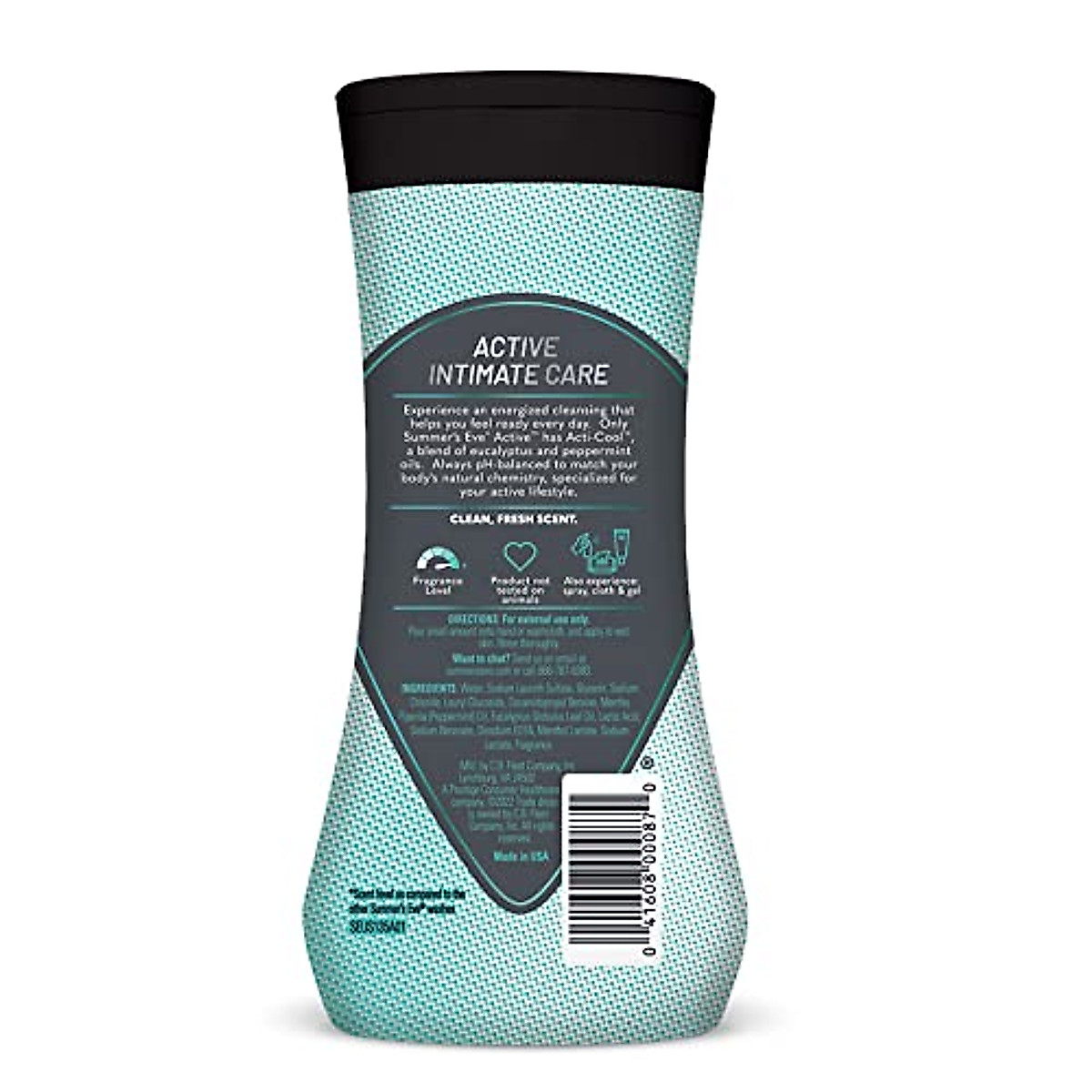 Summer’s Eve Active Daily Performance Feminine Wash, pH balanced, 12 fl oz (Packaging May Vary)