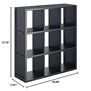 Winsome Timothy Shelving, small, Black