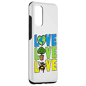 Galaxy S20 Earth Love Trees And Nature Love Bees Earth Science Case
