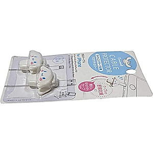 Friend Sanrio Cinnamoroll Cable Protector Cell Phones Accessories 2pcs Set for iPhone (Lightning Cable)