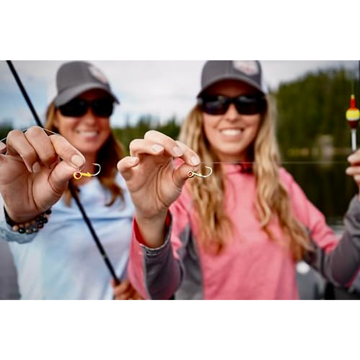 Northland Fishing Tackle Freshwater Tungsten Short Shank Fishing Jig for Bass, Walleye, Trout, and Many Others, Firetiger, 1/8 Oz 1/0 Hook, 2/Card