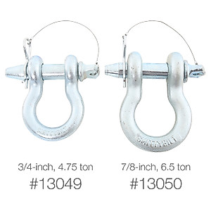 Smittybilt 13049 3/4" Quick Release D-Ring, Zinc