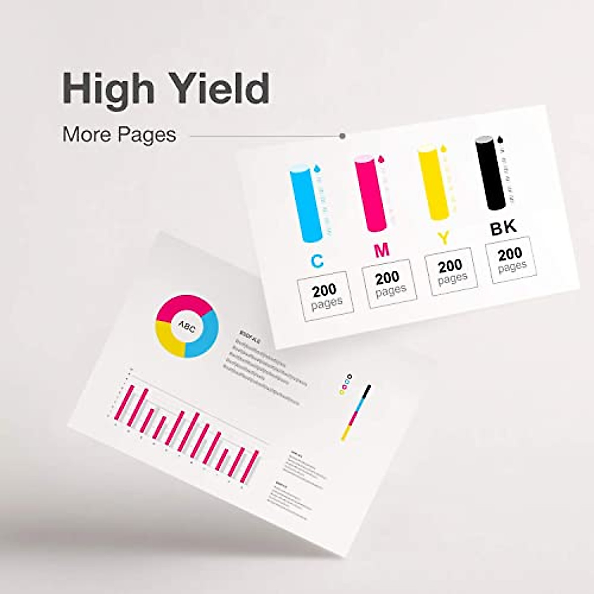 LEMERO LC3011 Compatible Ink Cartridges Replacement for Brother LC3011 LC 3011 for Brother MFC-J895DW MFC-J497DW MFC-J491DW MFC-J690DW (2 Black, 1 Cyan, 1 Magenta, 1 Yellow, 5 Pack)