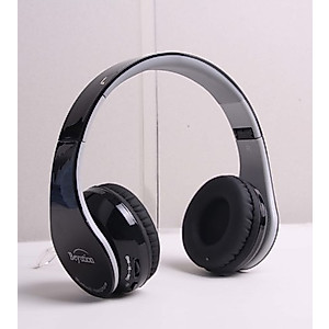 Beyution Hi-Fi Stereo Bluetooth Headphones Over-Ear Headset with Micphone for Apple iPhone/iPAD/iTouch/Samsung Galaxy Toshiba Huawei Cell Phone Tablet which Have Bluetooth Device