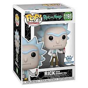 Funko POP! Animation Rick and Morty Rick with Memory Vial Funko Shop Exclusive #1191