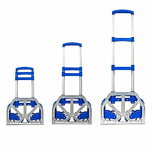 Aluminium Luggage Cart Heavy Duty Folding Roller Carts with Wheels Carrier New