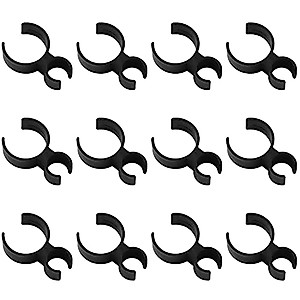 TAODAN 12PCS Champagne Bottle Sparkler Single Holder Safety Clips, Wine Bottle Clip, Pyrotechnic Clip, Bottle Service Sparklers Clips for Candle Christmas Parties Wedding Anniversaries