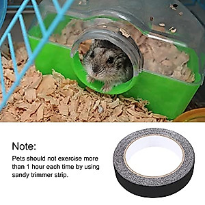 16.4 ft Sandy Trimmer Strip with Foldable Scissor Sandy Track for Prairie Dog Squirrel Chinchilla Guinea Pig also for Hamster Running Wheel, Flying Saucer Exercise Wheel,Small Pet Exercise Wheel