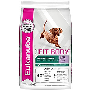 Eukanuba Fit Body Weight Control Small Breed Dry Dog Food, 4 lb