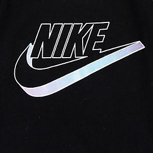 Nike Baby Girl's Hat Bodysuit Bootie Set (Infant) Black 0-6 Months