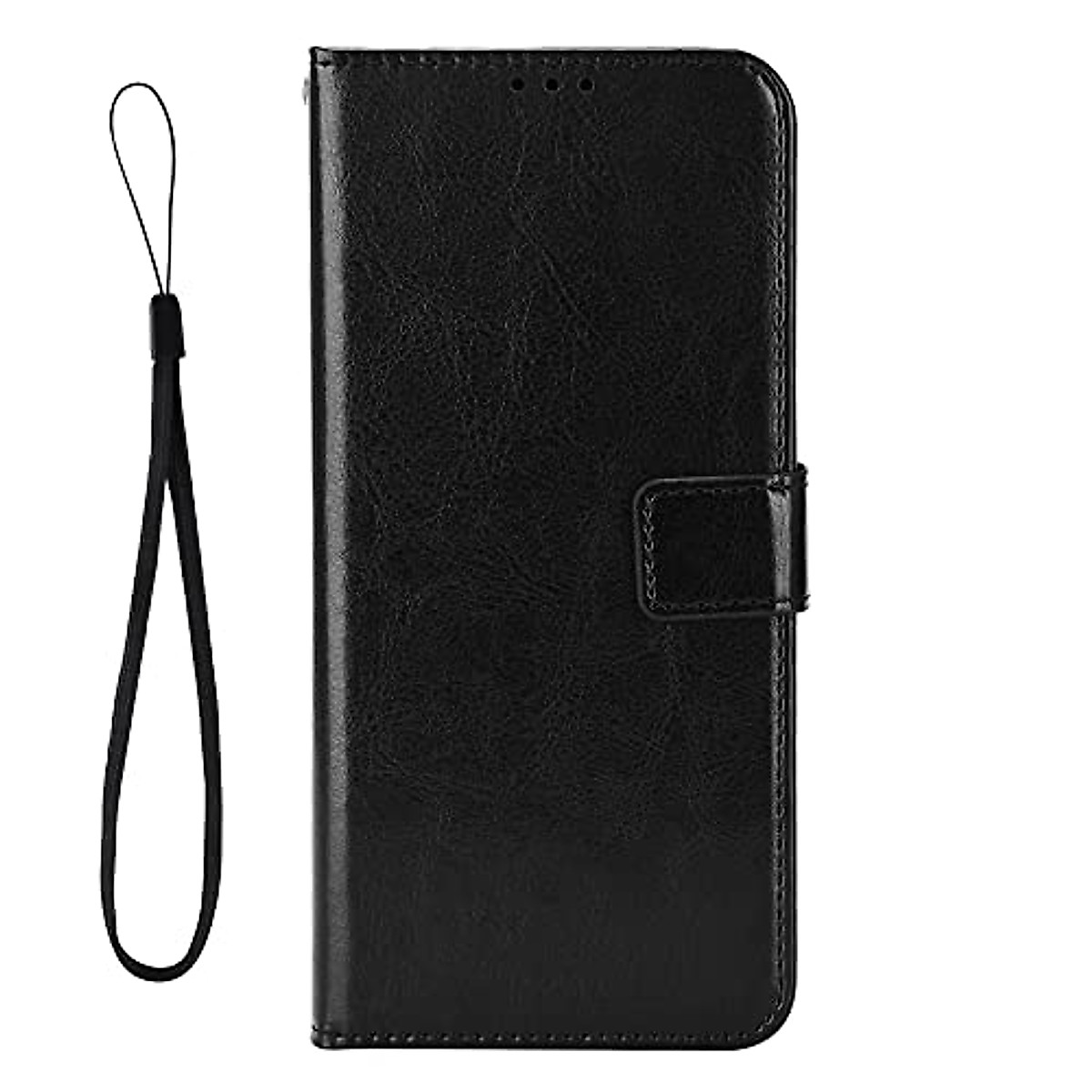 Kukoufey Case for Asus ROG Phone 7 Leather Case,Flip Leather Wallet Cover Case for Asus ROG Phone 7 Ultimate Case Black
