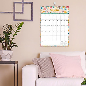 2023-2024 Wall Calendar - 18 Monthly Wall Calendar with Thick Paper, July 2023 - Dec 2024, 12" x 17", Large Blocks with Julian Dates, Twin-Wire Binding, Hanging Hook, Perfect for Home & Office Planning