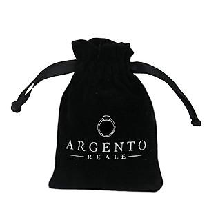 ARGENTO REALE Authentic 925 Sterling Silver Box Chain Necklace, Silver Box Link Necklace, Sterling Silver Chain 16-30 Inch, Made In Italy, Women Girls Boys Men