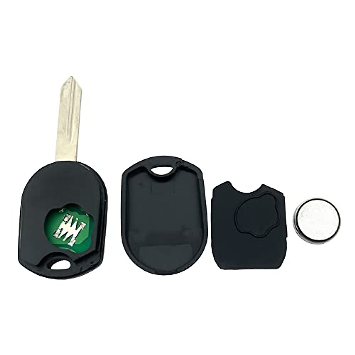 Keyless Remote Car Key Fob Fit for Ford F-150 2004-2014 F-250 F-350 2004-2016 F-450 Flex 2009-2017 Explorer 2001-2015 Escape Ranger 2001-2011 Fusion Econoline Mercury CWTWB1U793 (Black)