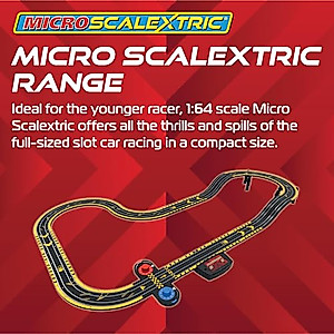 Scalextric Micro James Bond Goldfinger Aston Martin DB5 1:64 Slot Race Car G2221, Silver