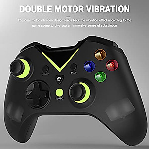 QUMOX Game Controller Joystick for X-box-One X-Series X PS3 Console Gamepads with 2.4G Receiver